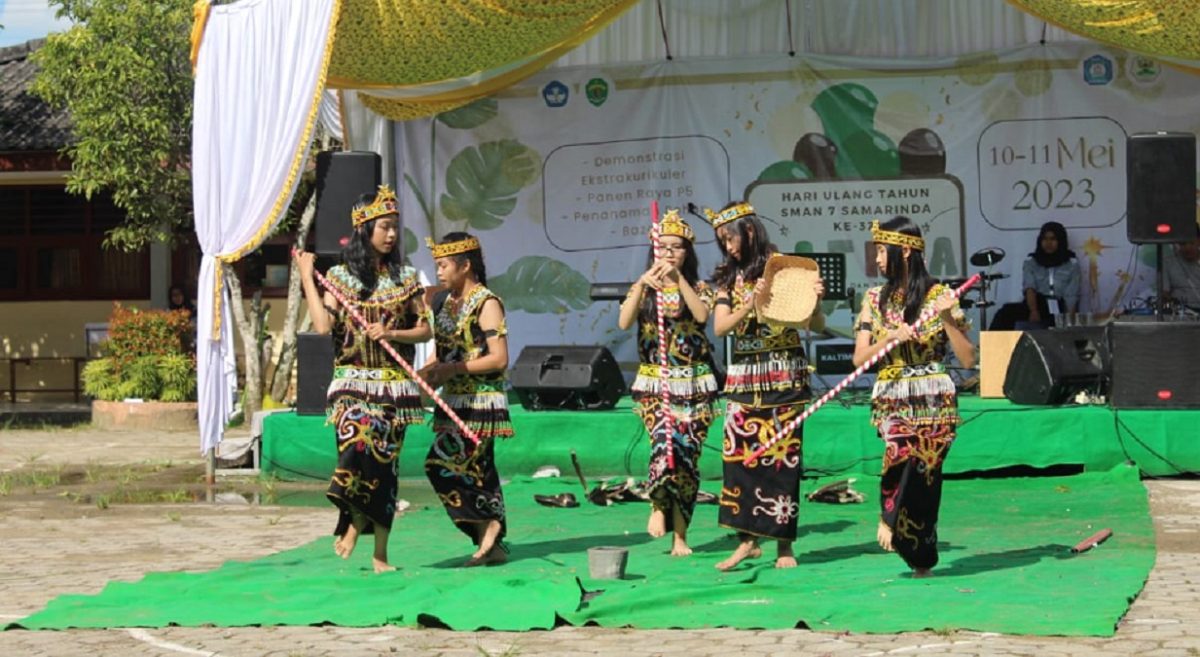 Perayaan HUT ke-32 SMAN 7 Samarinda Dimeriahkan Atraksi Seni dan Budaya ...