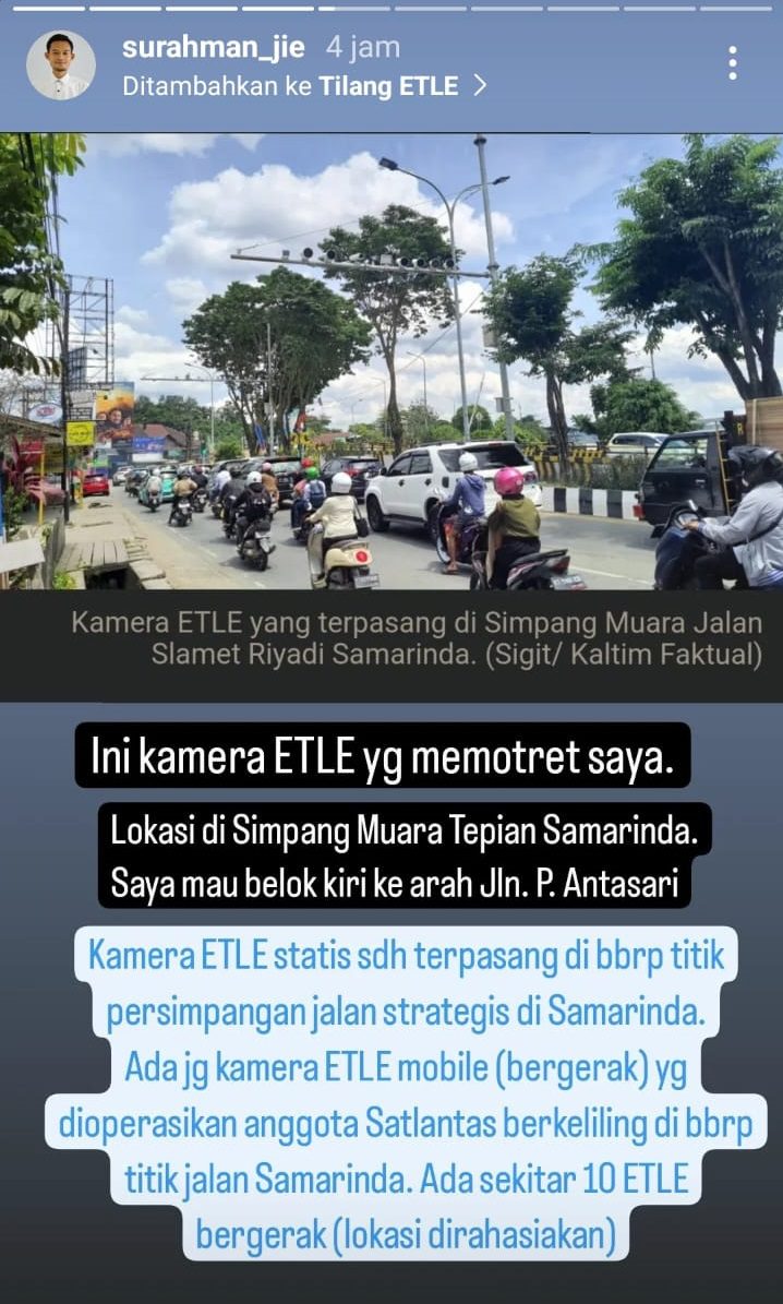Cerita Warga Samarinda yang Kena Tilang ETLE: Kameranya Jernih, Bos! | Kaltim Faktual